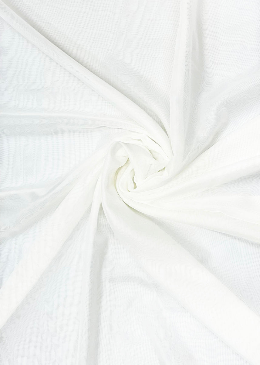 118" Super Voile-Snow-HF – Fabric and Fringe Warehouse